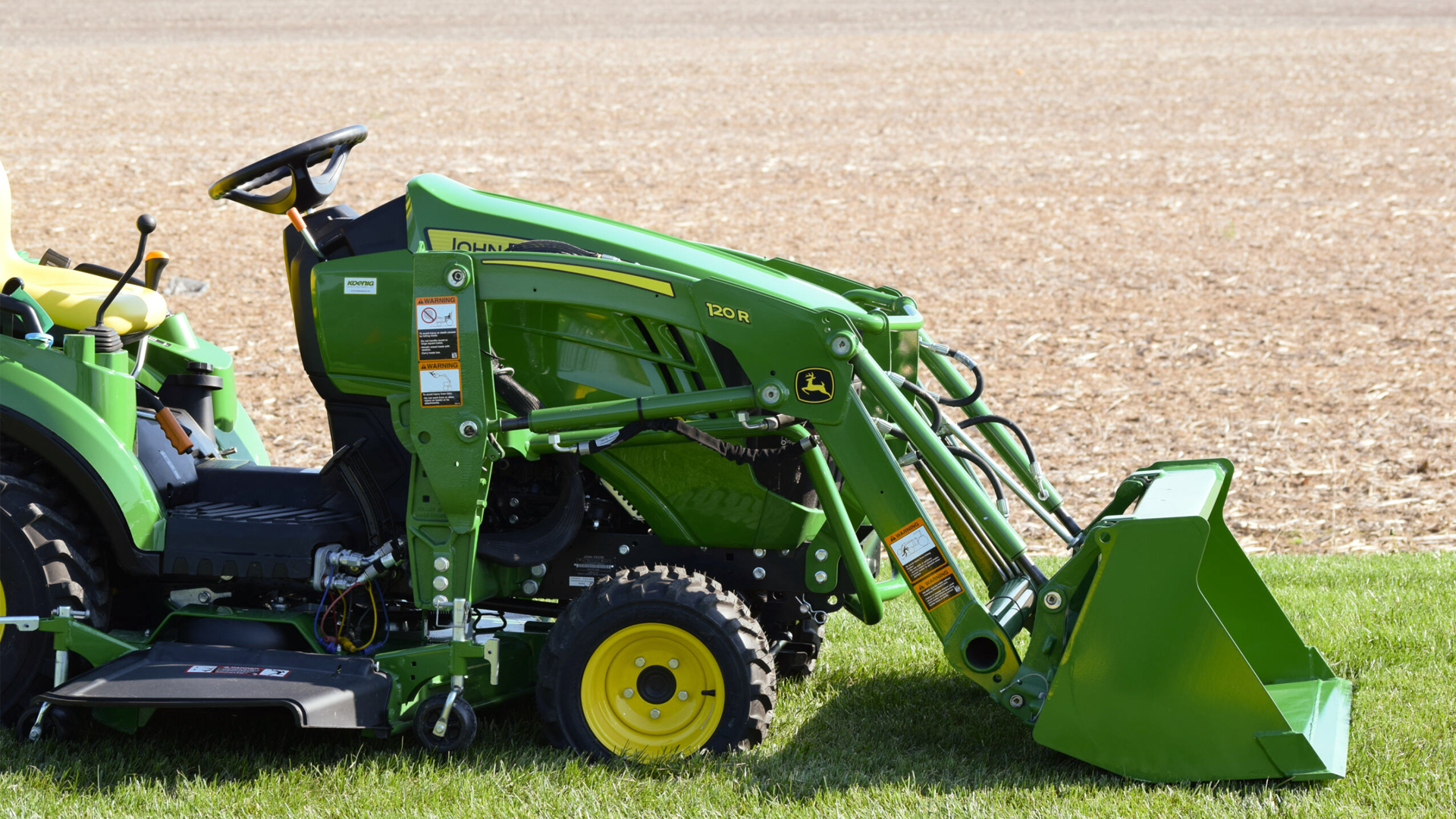 The John Deere 120R Loader for Enhancing Your Compact Tractor’s ...