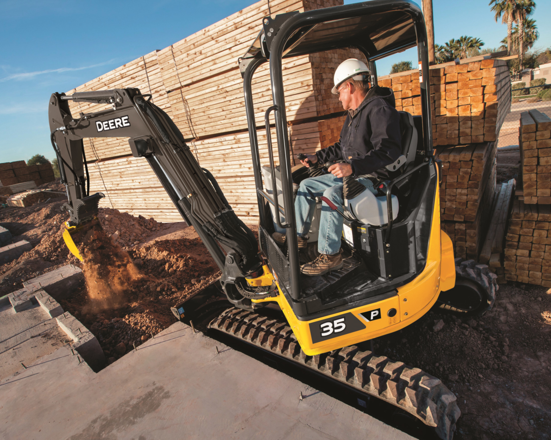 John Deere 35P vs. 50P: Which Compact Excavator is Best for You